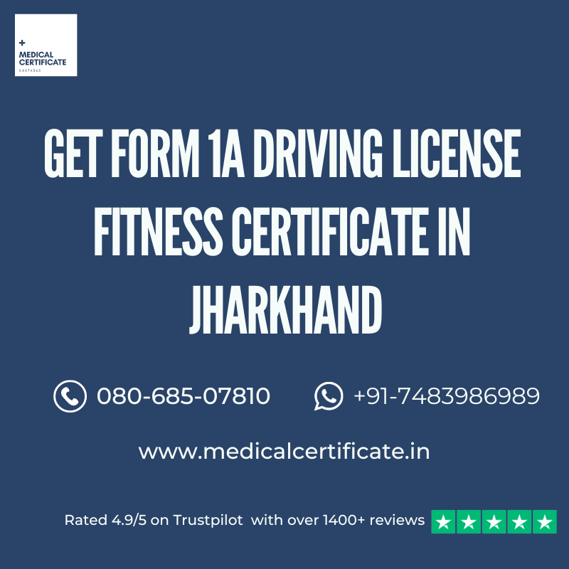 Get Fitness Certificate in Jharkhand in 30 Mins* | Doctor-Signed & Valid