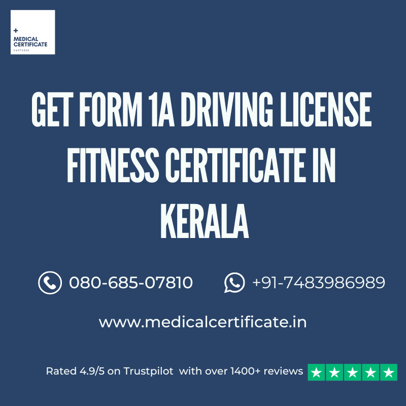 Form 1A Medical Certificate in Kerala From Registered Doctors