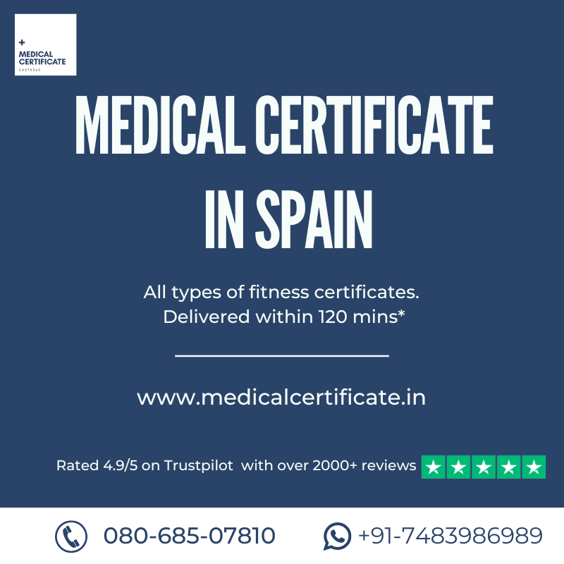 Online Medical Certificate in Spain - Authentic, Secure & Convenient ...