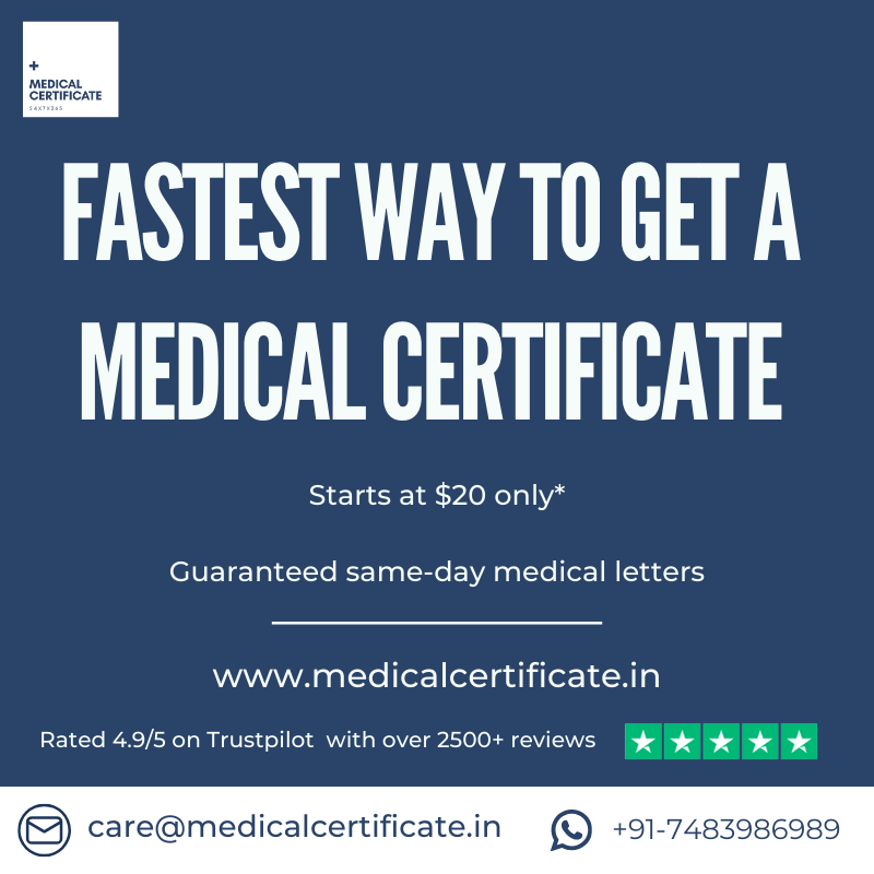 International Medical Certificate Online from Registered Doctors
