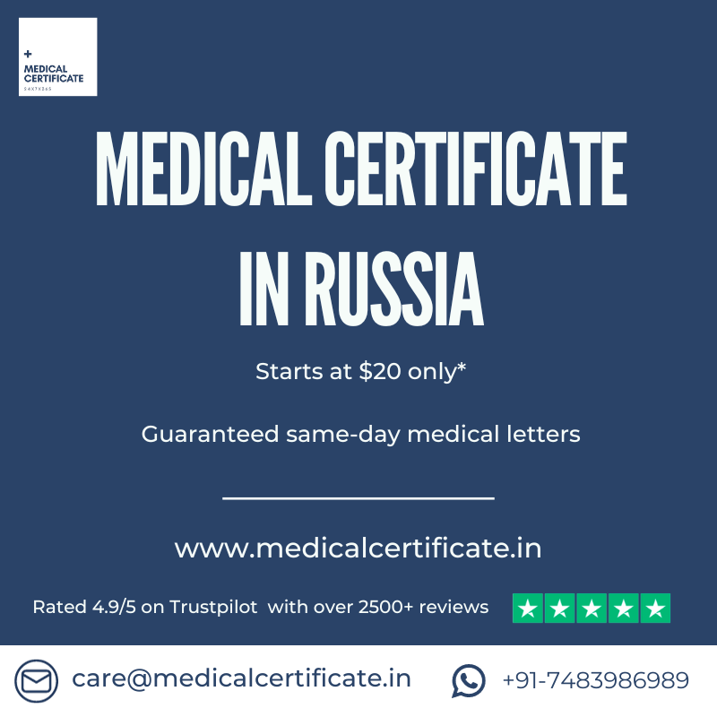 Online Medical Certificate in Russia - Authentic, Secure & Convenient ...