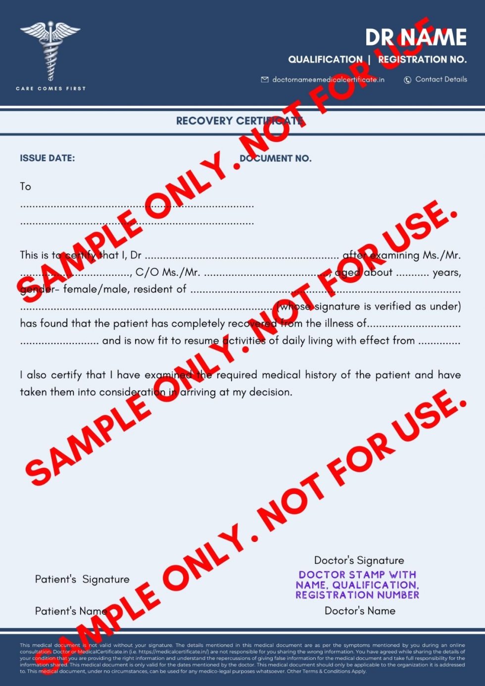 Get Medical Certificate Format for Sick Leave, Fitness, Form 1A From ...