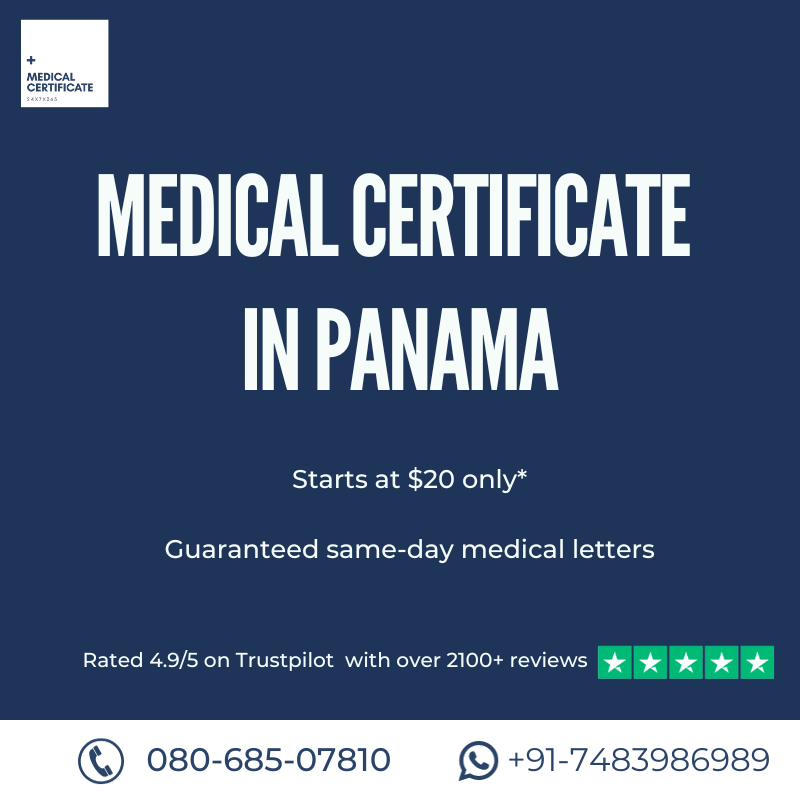 Online Medical Certificate in Panama - Medical Certificates From ...