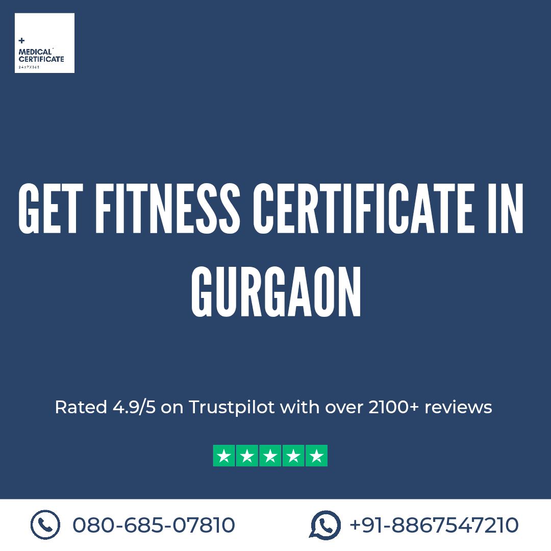 Get Fitness Certificate in Gurugram in 30 Mins* | Doctor-Signed & Valid