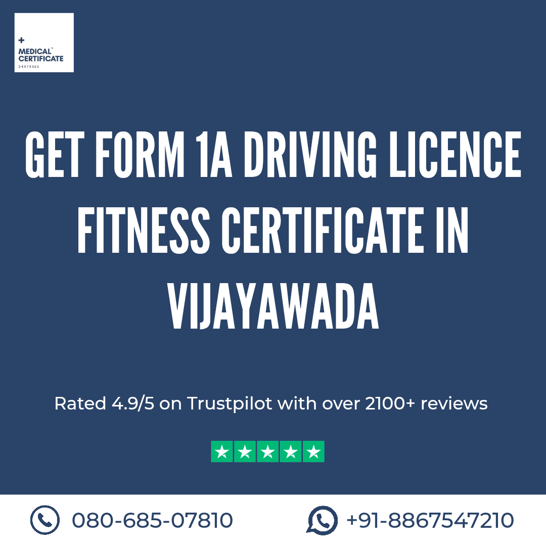 Form 1A Medical Certificate Online in Vijayawada From Registered Doctors