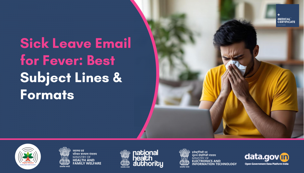 Sick Leave Email for Fever – Subject Lines & Formats