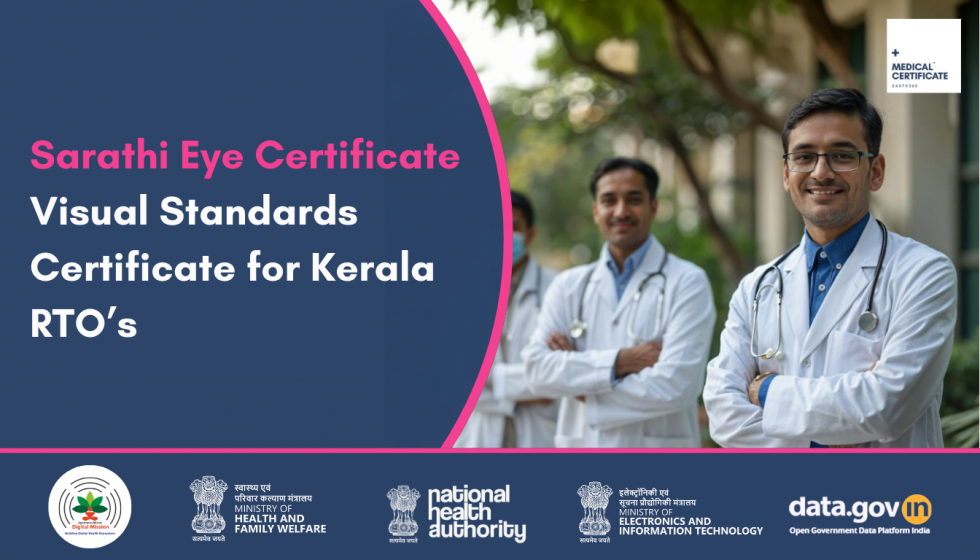 Get Sarathi Eye Certificate for Visual Standards of Driving Licence in ...