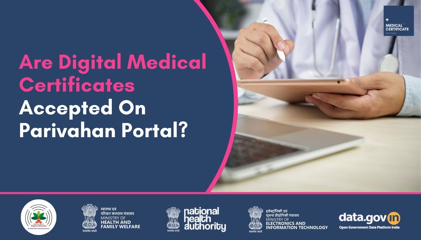 Are Digital Medical Certificates Accepted on Parivahan Portal?