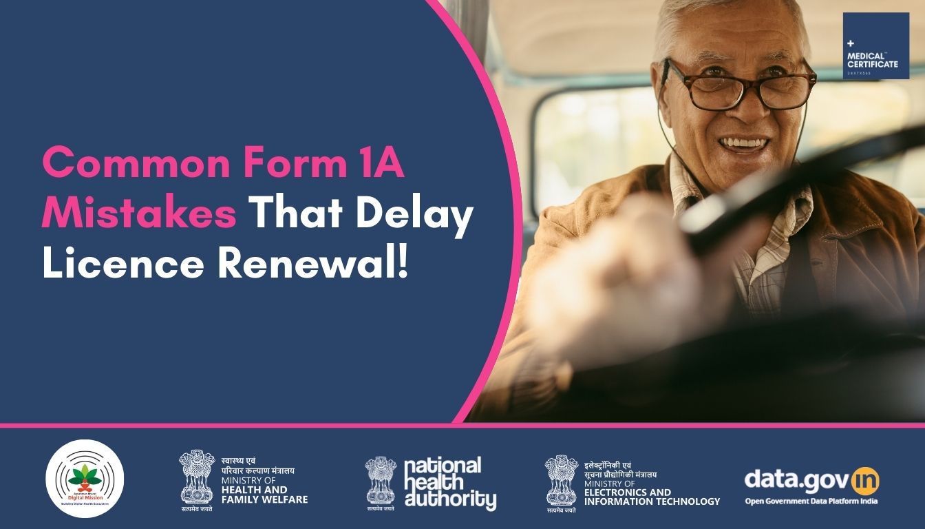Common Form 1A Mistakes That Delay Driving Licence Renewal in India