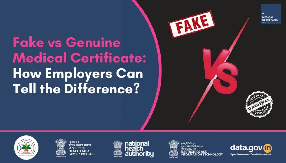 Fake vs Genuine Medical Certificate: How Employers Identify Fake ...