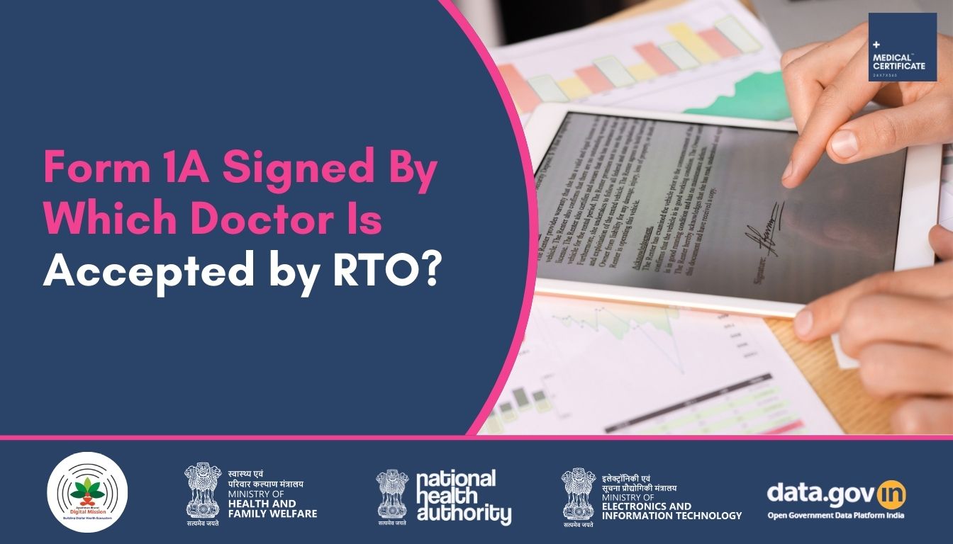 Form 1A Signed by Which Doctor Is Accepted by RTO? (Clear Answer for ...
